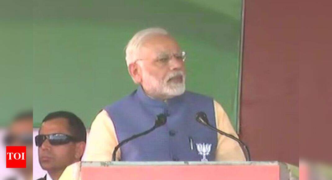 Karnataka: PM Modi sounds poll bugle in Karnataka, says state will soon be free from Congress ...