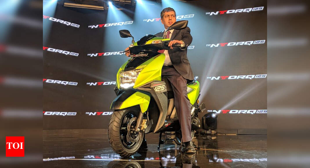 TVS ENTorq 125: New TVS NTorq 125 scooter launched at Rs 58,750 ...