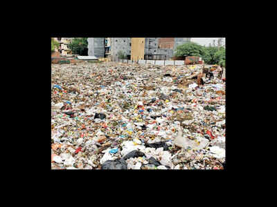 Facelift on cards for Gurugram garbage site | Gurgaon News - Times of India
