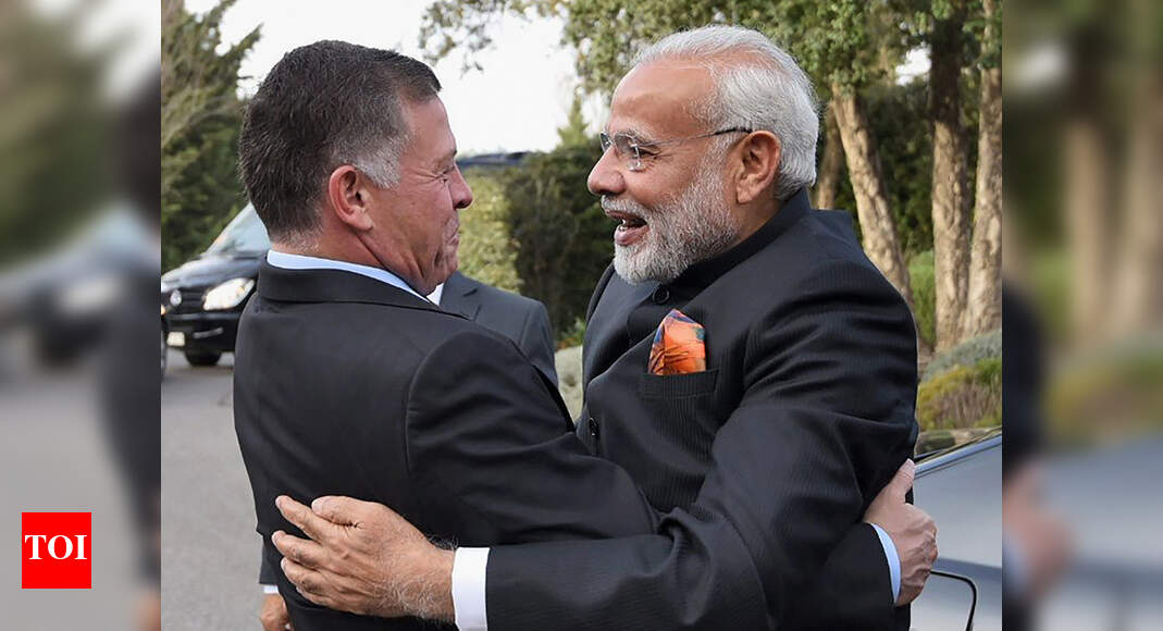 Modi: PM Modi and Jordan King agree to boost bilateral ties | India ...