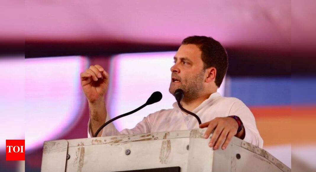 Rahul Gandhi: PM Modi brought note ban, GST as he drives looking in ...