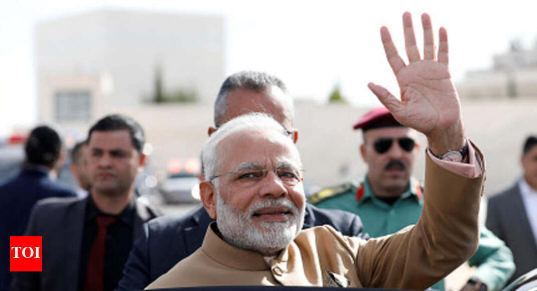 PM Modi conferred 'Grand Collar of the State of Palestine' | India News ...