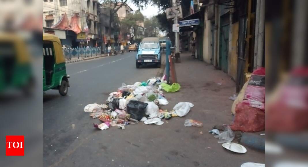Road Turned into Garbage Dump - Times of India