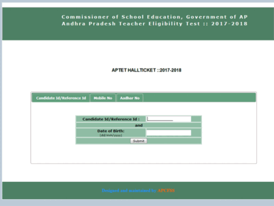 APTET 2018 admit card released at aptet.apcfss.in, direct download here ...