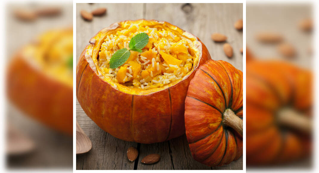 Pumpkin Risotto Recipe: How to make Pumpkin Risotto Recipe at Home ...