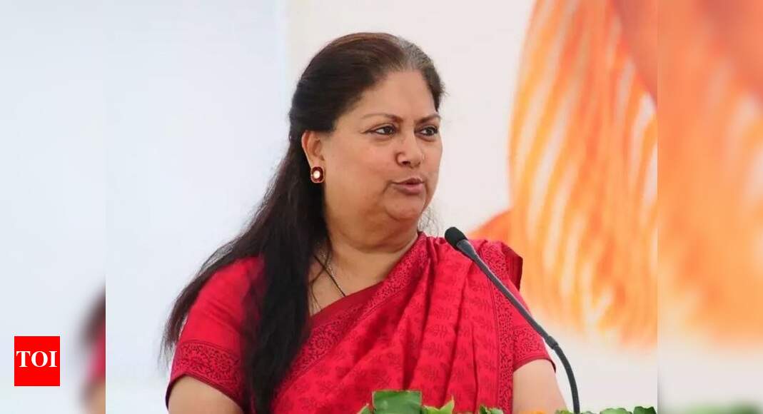 Vasundhara Raje: We have tried to touch all: Vasundhara Raje | Jaipur ...