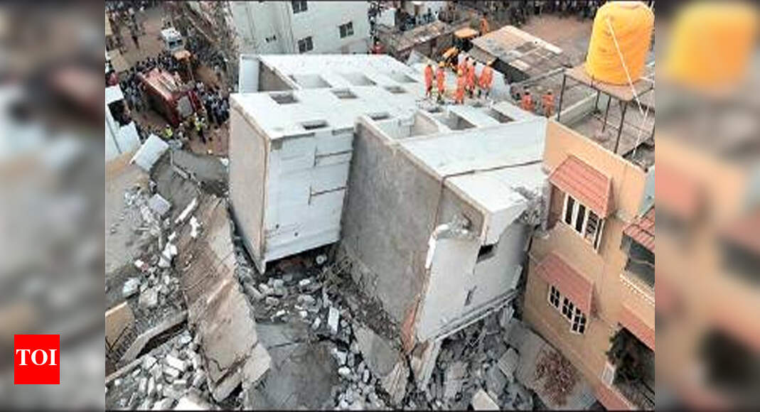 Five-storey building under construction collapses; 3 killed | Bengaluru ...