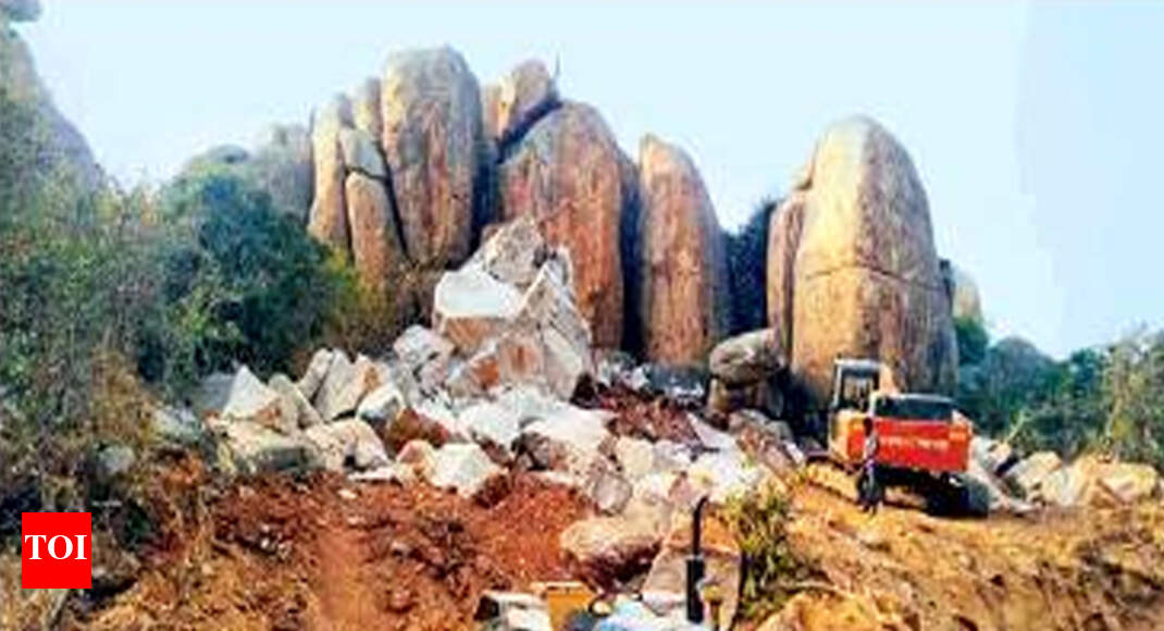 Cost of urbanisation: Hyderabad's unique rock formations at risk from ...