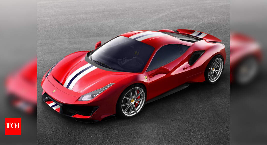 Ferrari: New Ferrari 488 Pista gets race-derived V8 engine - Times of India