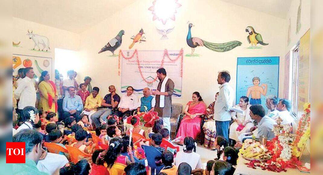 Village in Dharwad district gets modern anganwadi | Hubballi News ...