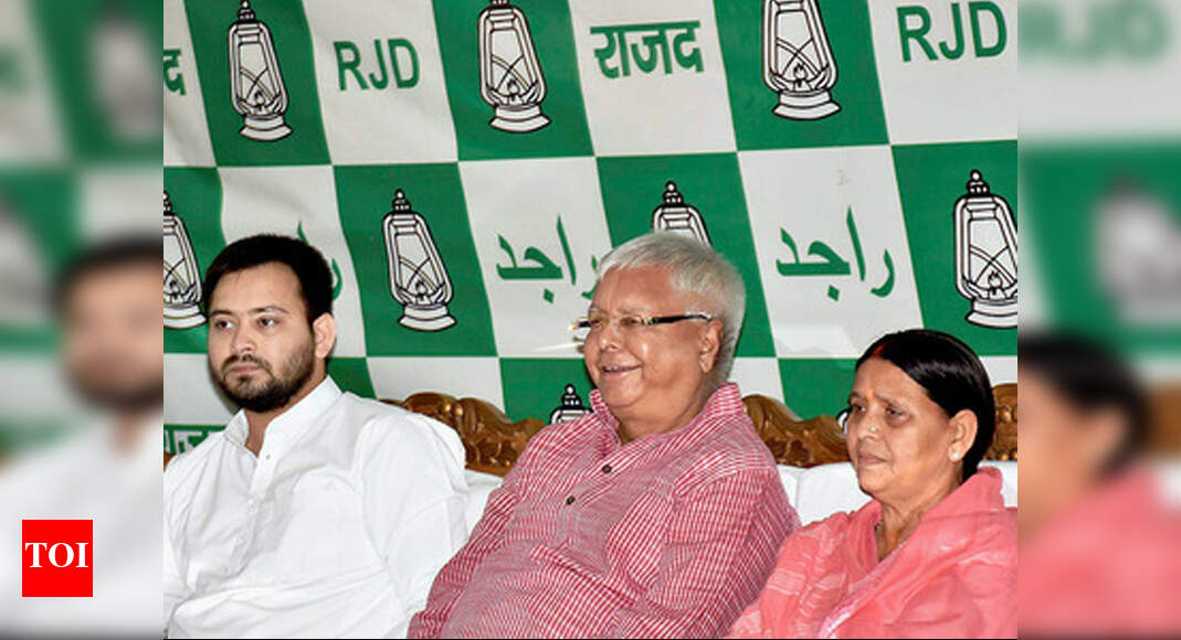 RJD: RJD skips all-party meet | Patna News - Times of India