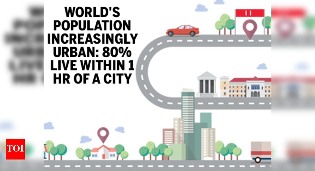 Infographic: Much of the world's population lives near a city - Times ...
