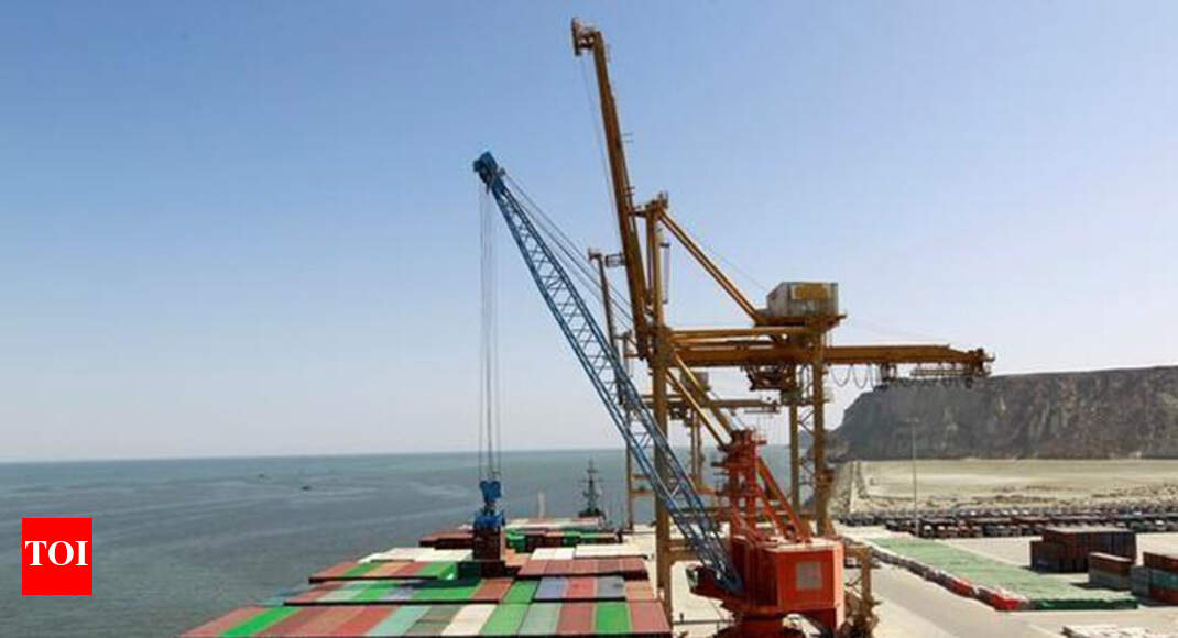 China's flagship port in Pakistan shackled by heavy security - Times of ...