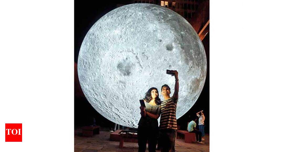 Museum Of The Moon: Delhiites get closer to the moon | Delhi News ...