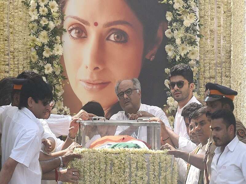 Sridevi’s ashes to be flown to Chennai today | Hindi Movie News - Times ...