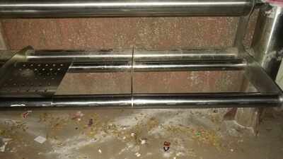 No Seats for sitting at Olympia Bus stop @ Guindy - Times of India