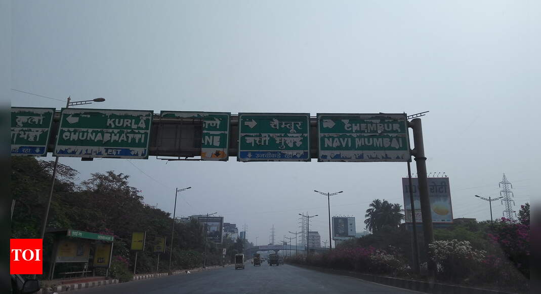 POORLY MAINTAINED ROAD SIGNAGE - Times of India