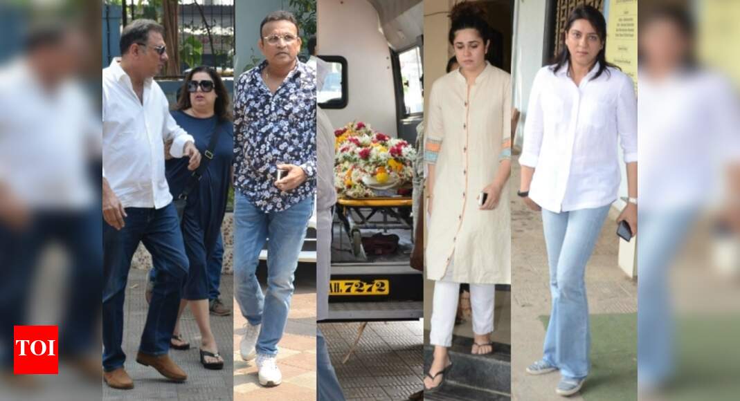 Actress Shammi funeral: Veteran actress Shammi's funeral: Farah Khan ...