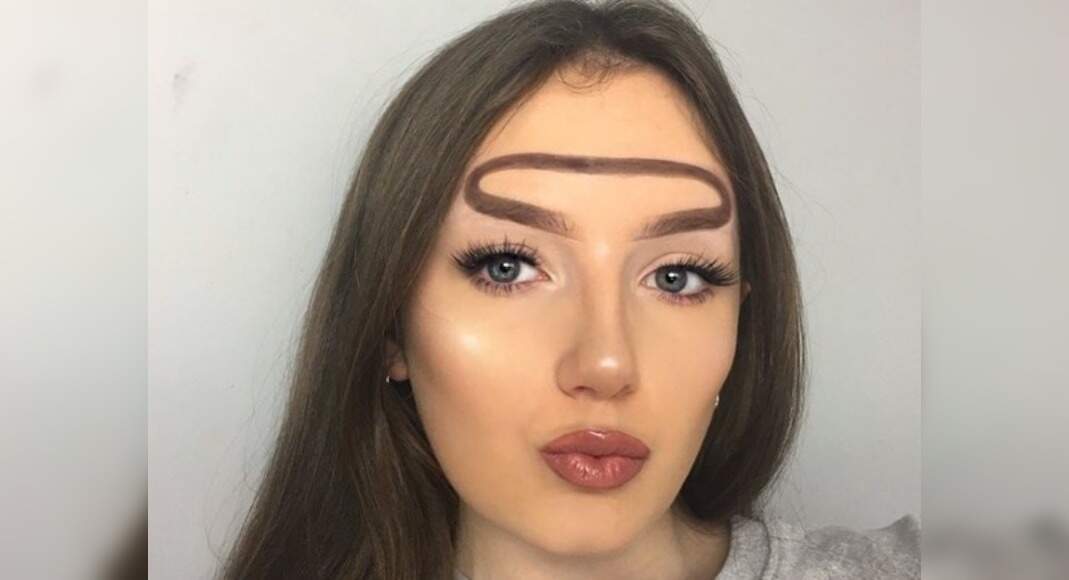 Halo brows: If you're a fan of crazy brow trends, here's one to freak ...