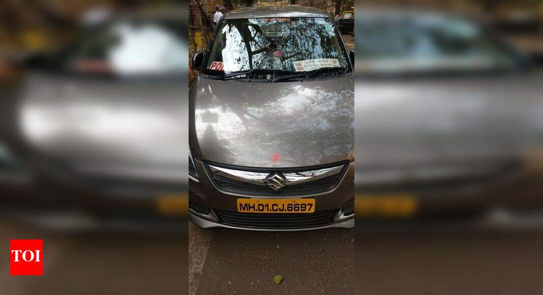 UBER/ YELLOW PLATE VEHICLE USIN POLICE NAME PLATE - Times of India