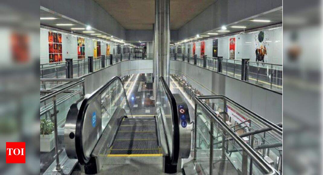 Below Naraina’s urban chaos, a world-class metro station is ready ...