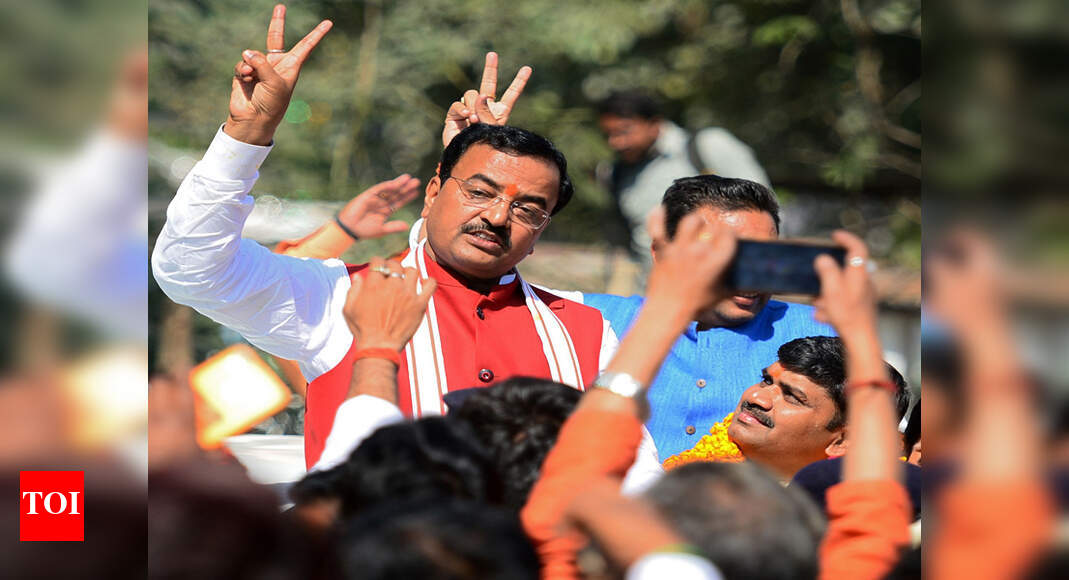 Sabha: BJP will repeat 2014 Lok Sabha record: UP deputy CM on bypolls | Lucknow News - Times of ...