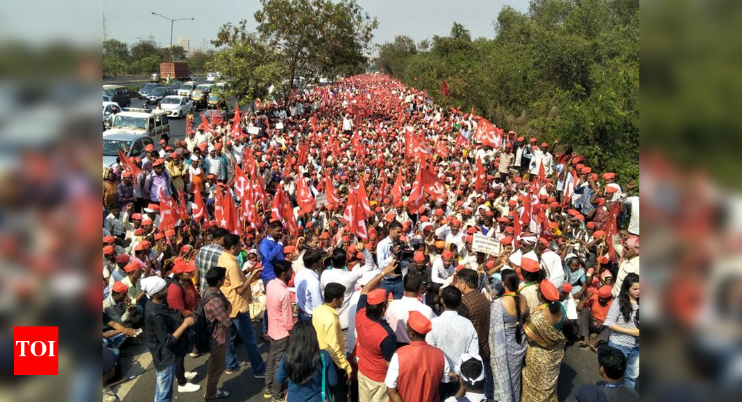 Maharashtra Farmers Protest: Over 30,000 farmers reach Mumbai, to ...