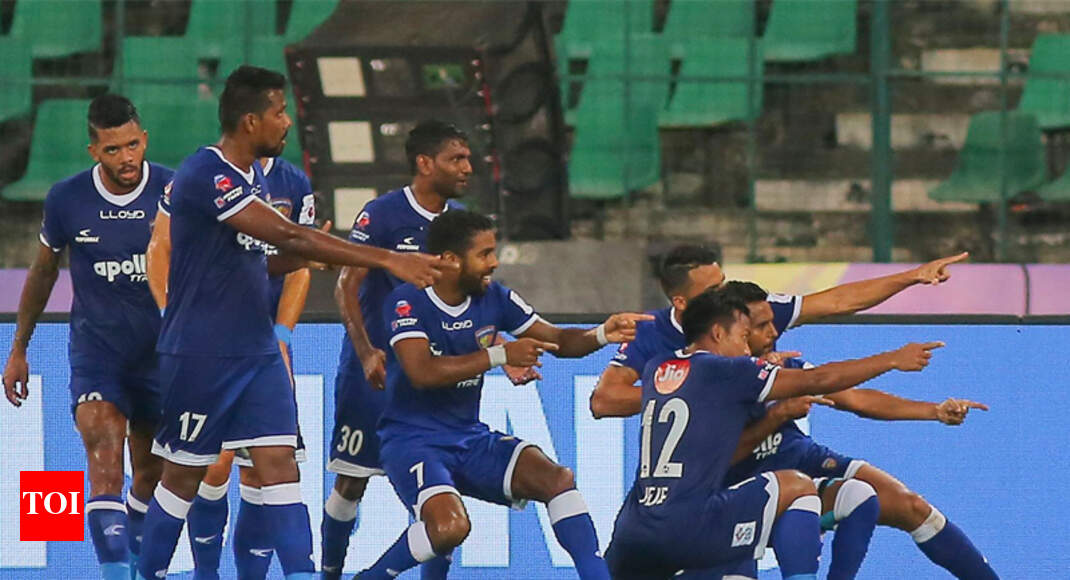 Chennaiyin FC beat FC Goa 3-0, to face Bengaluru in ISL final | Football News - Times of India