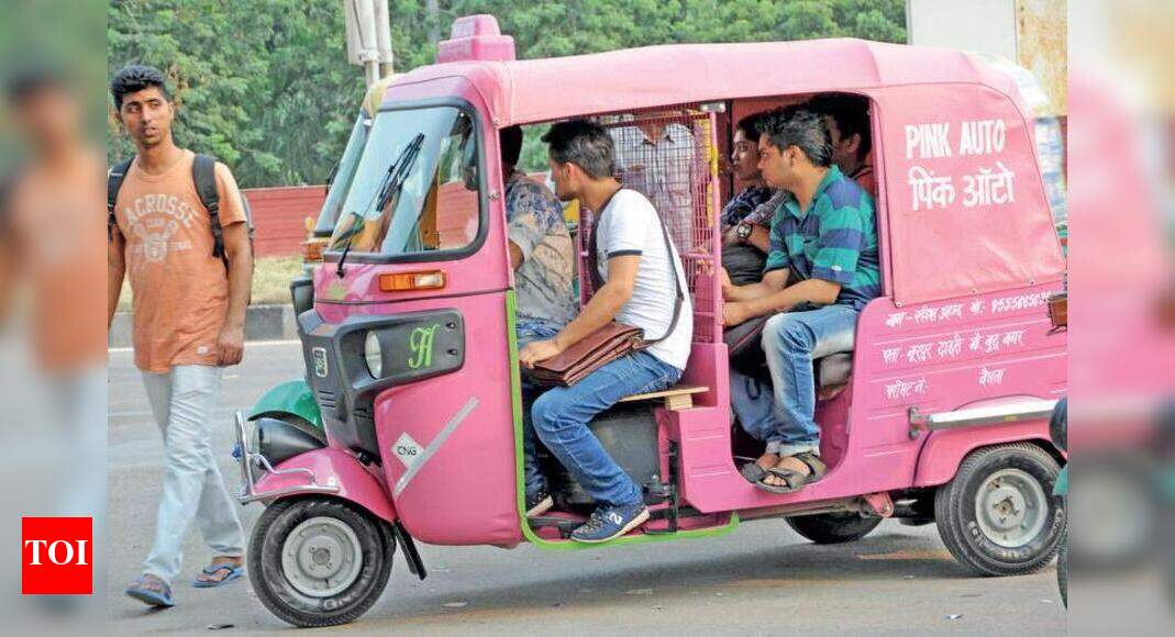 Pink autos for women fading out of roads | Gurgaon News - Times of India