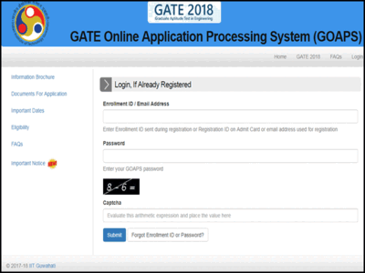 GATE 2018 Result: IIT Guwahati has announced GATE 2018 results at gate ...