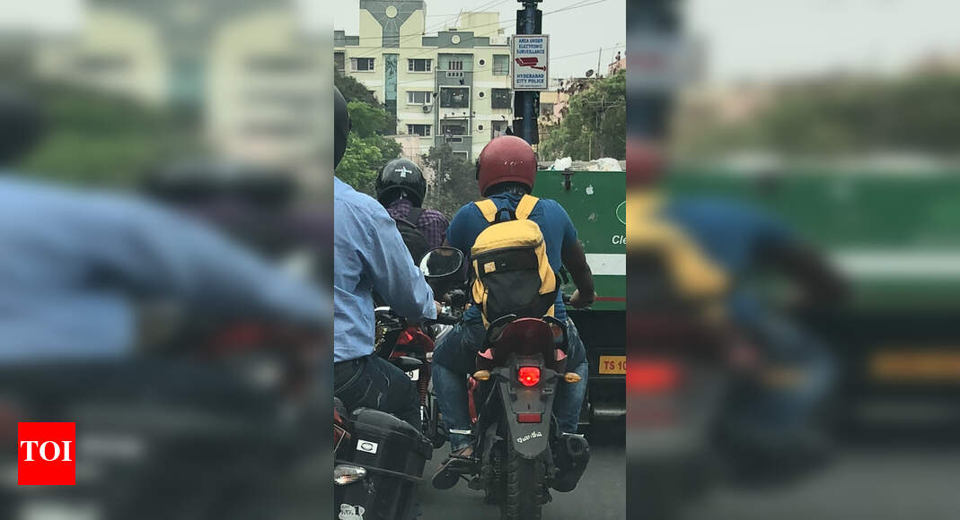 Rash Driving without Number Plate - Times of India