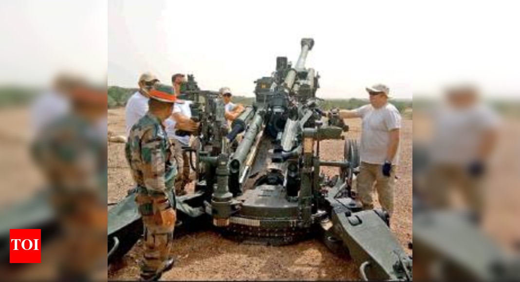 Jaisalmer: Trial of howitzer gun begins again at Pokhran range ...