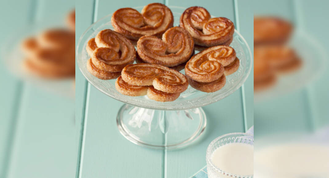 Palmiers Recipe: How to Make Palmiers Recipe | Homemade Palmiers Recipe