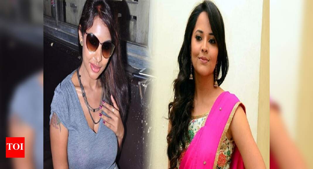 Anasuya upset with Sri Reddy? | Telugu Movie News - Times of India