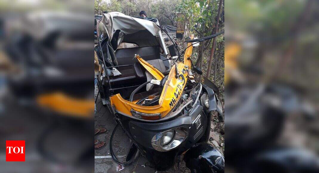best bus & Auto rickshaw accident - Times of India