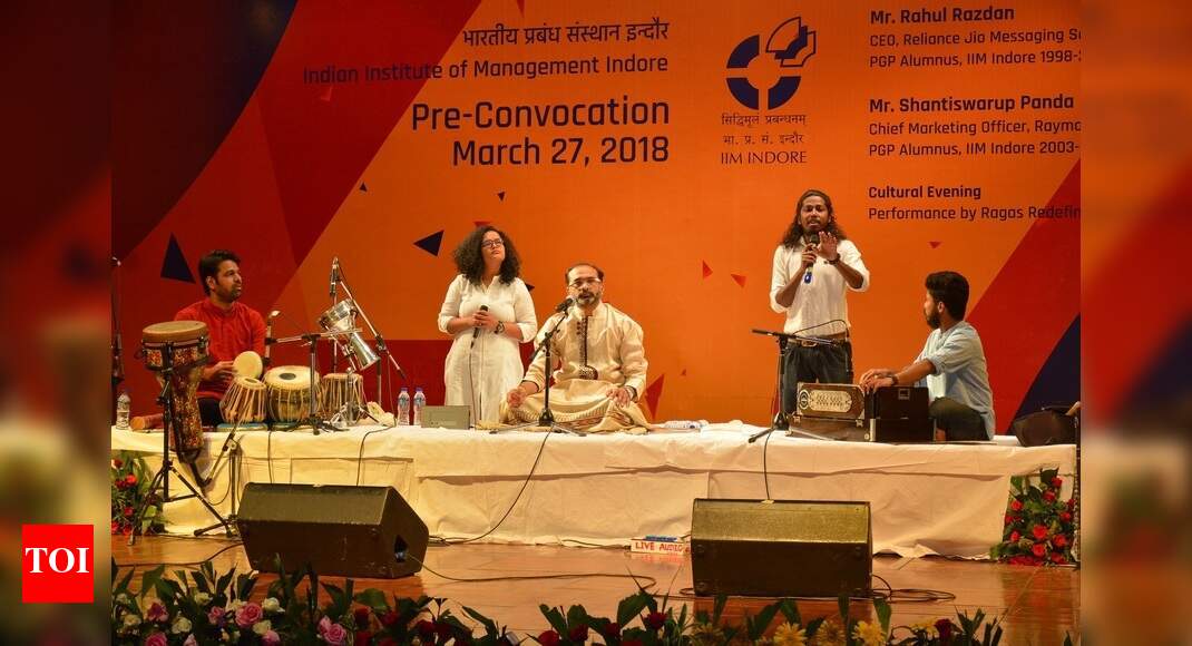 Pre-Convocation 2018 at IIM Indore ends with a musical high | Events ...