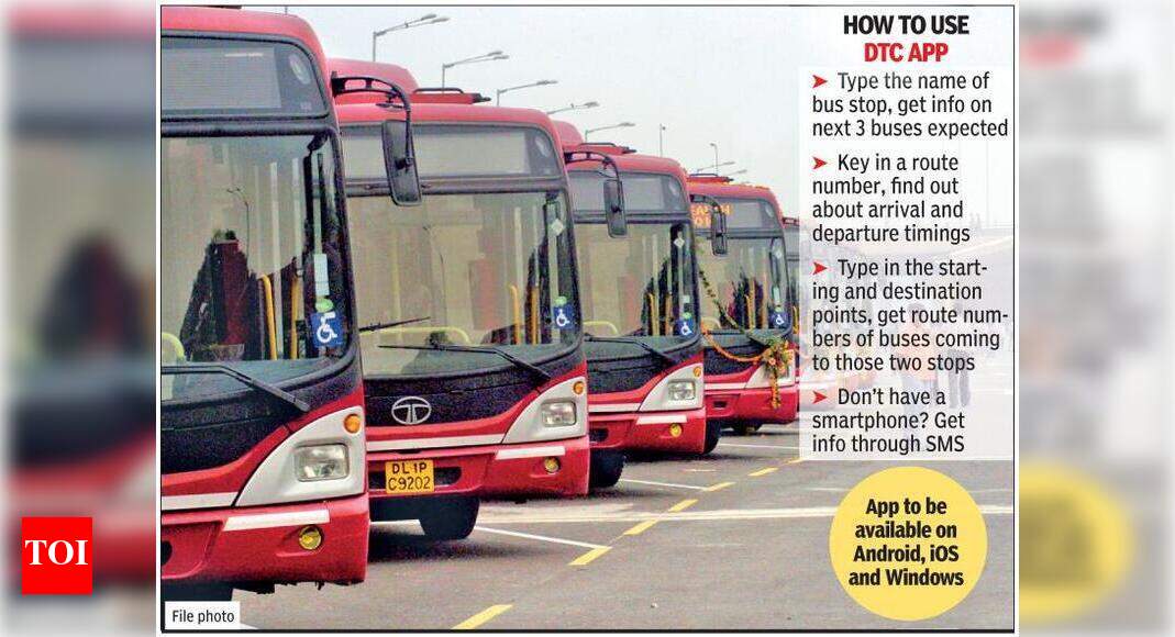 DTC: DTC to develop app for real-time information about buses' location ...