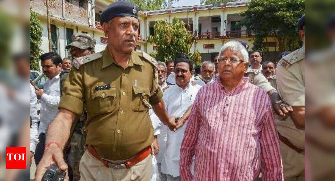 RJD: RJD chief Lalu Prasad admitted to AIIMS | India News - Times of India