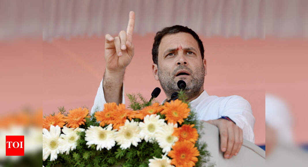 Anti-BJP front will succeed under Rahul's leadership: Congress | India ...