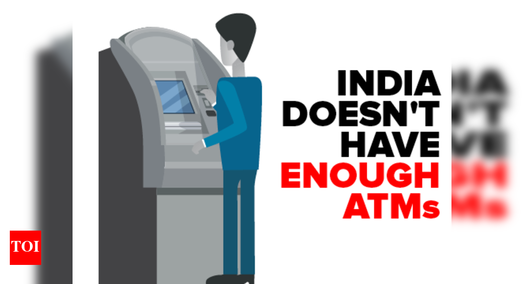 Infographic: Only 200 ATMs for a million people in India | India News ...