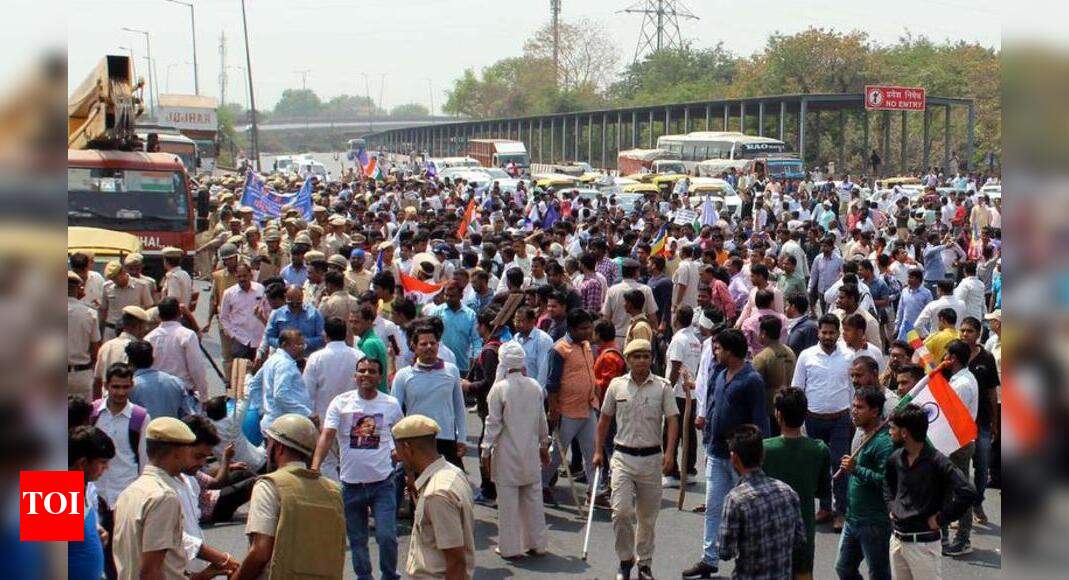 Dalit protests choke key roads in Gurugram, trigger hour-long snarls ...