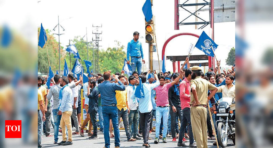 Dalit protests, violence bring state to standstill | Jaipur News ...