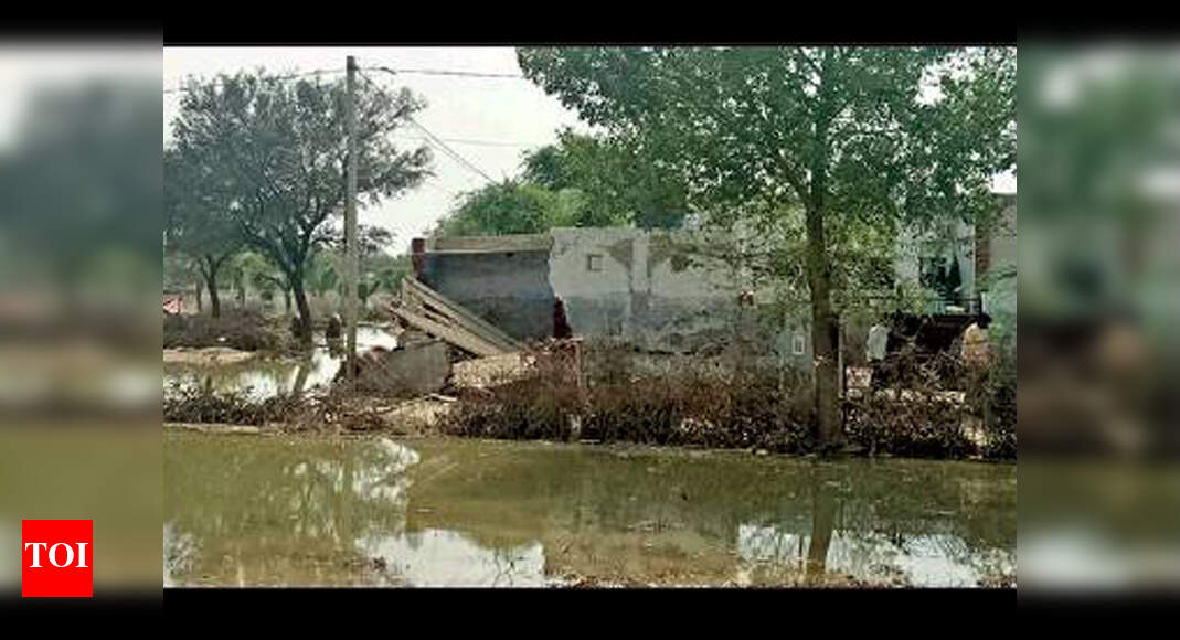 Malsisar people seek relief for losses due to dam burst | Jaipur News ...