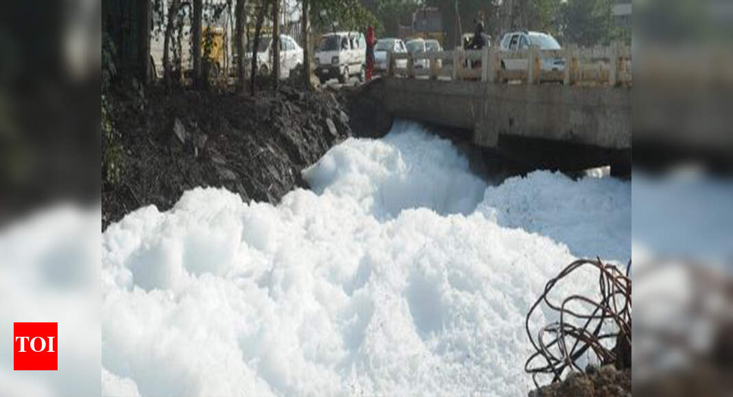 Varthur Lake: Bengaluru: Varthur Lake froths again | Bengaluru News ...