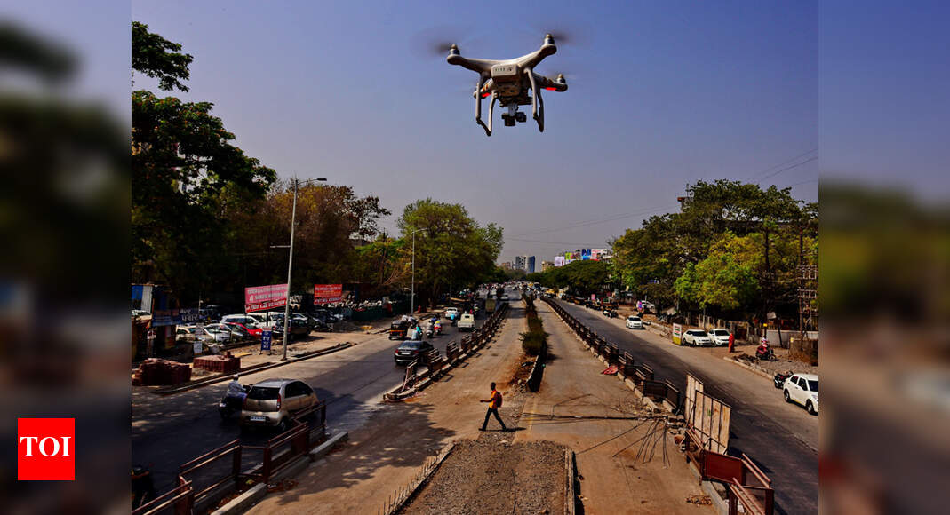 Mahametro: MahaMetro conducts drone survey of proposed route | Pune ...