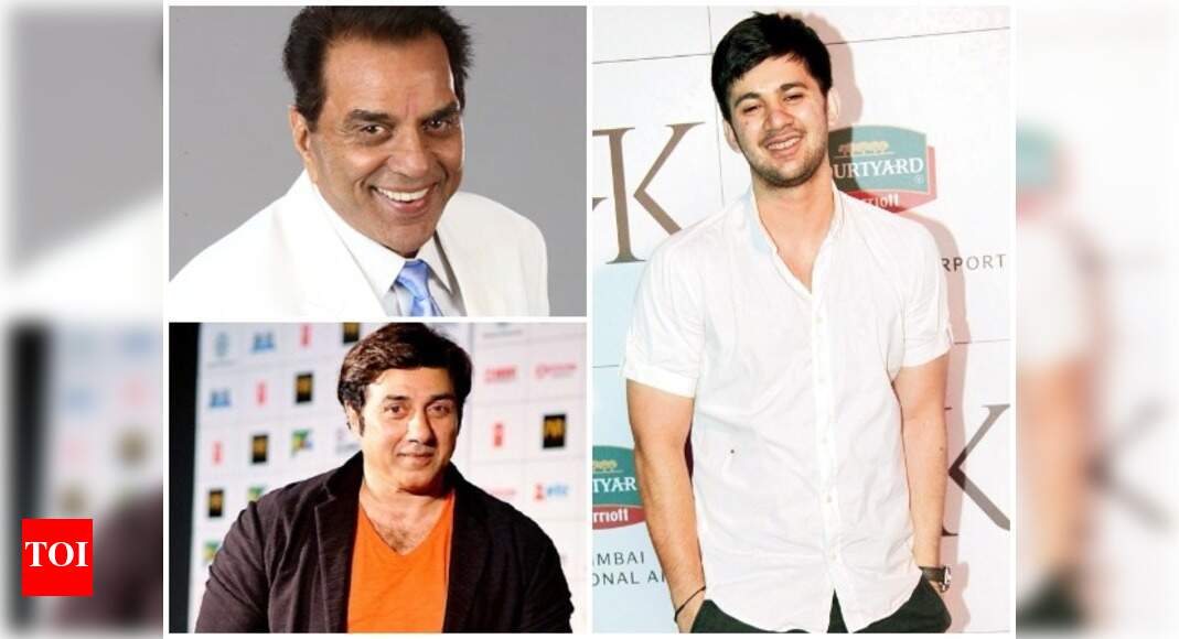 Dharmendra shares a three generation family bonding picture | Hindi ...