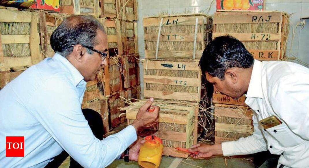 SMC raids shops selling mango juice | Surat News - Times of India