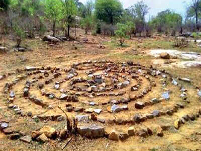 2,500-year-old rare circular labyrinth found near Hosur | Chennai News ...