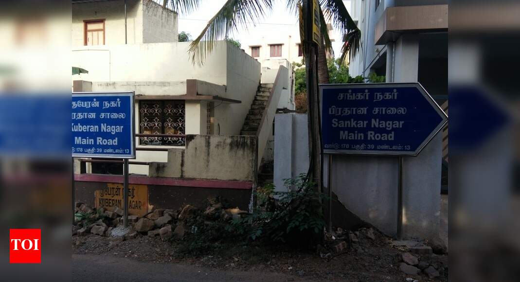 street name boards - Times of India