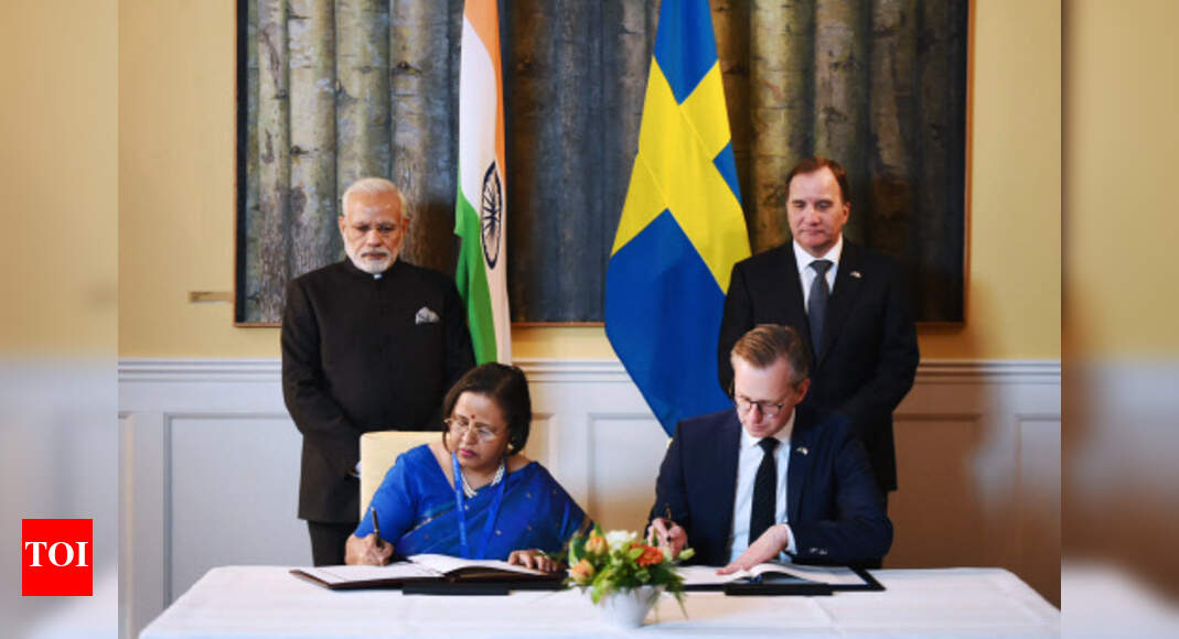 Narendra Modi In Sweden: India, Sweden to enhance cooperation in ...
